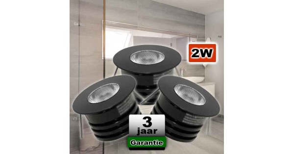Inbouwspot Zwart Mini Voor badkamer Kopen?