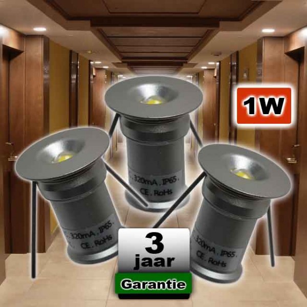 Hal en gang Daglicht Spots 1W | Verlichtingkopen.nl